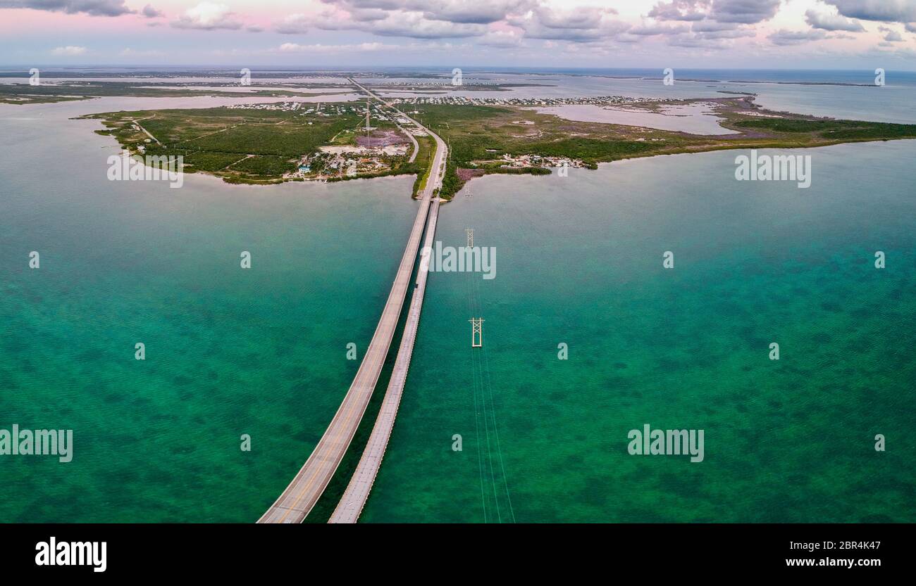Road 1 to Key West in Florida, USA Stock Photo - Alamy