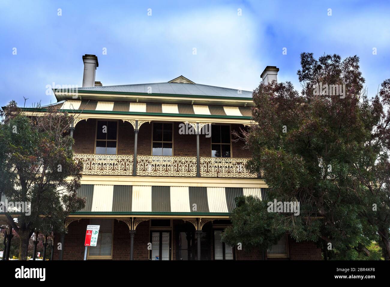 Facade of the heritage listed Lands Board Office, built in 1887 in ...