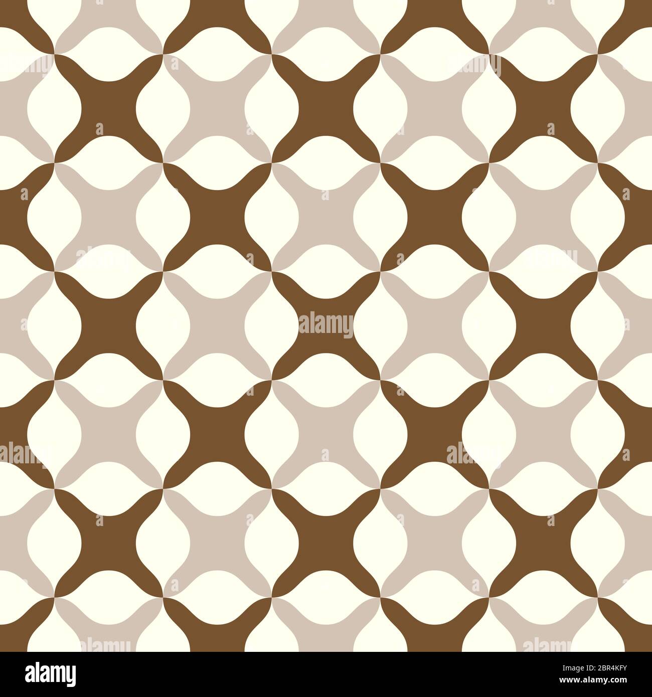 Brown abstract cross or plus sign pattern on pastel background. Sweet ...