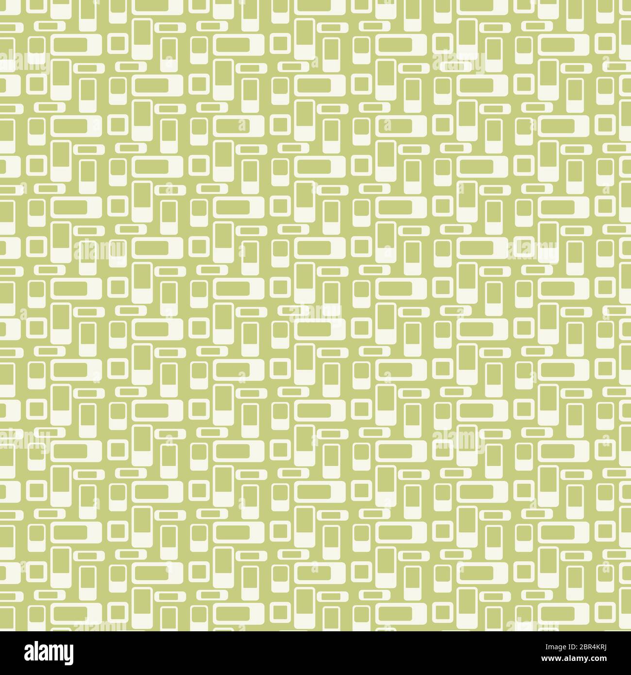 Light green rounded corner rectangle pattern on pastel background ...