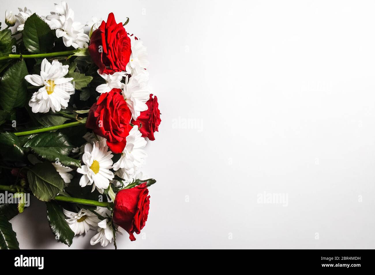 Romantic roses daisies on hi-res stock photography and images - Alamy