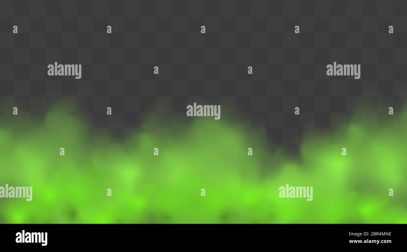 Green stink bad smell, smoke or poison gases,chemical toxic vapour ...