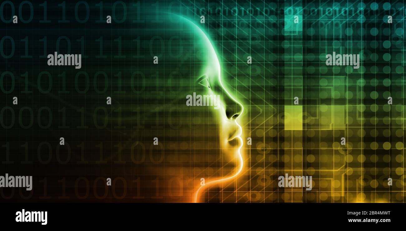 Autonomous Robot Industry with Android Engineering Science Stock Photo ...