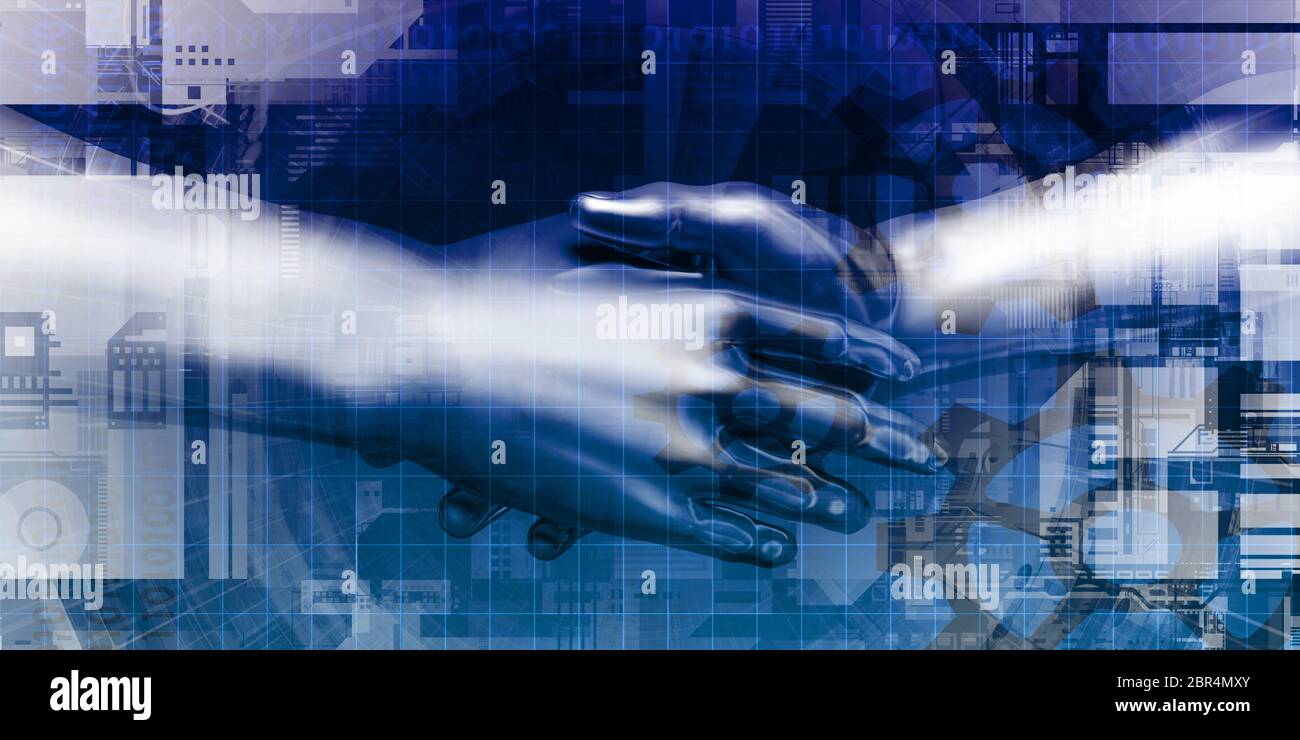 Business Handshake Abstract Background for Trust as Concept Stock Photo ...