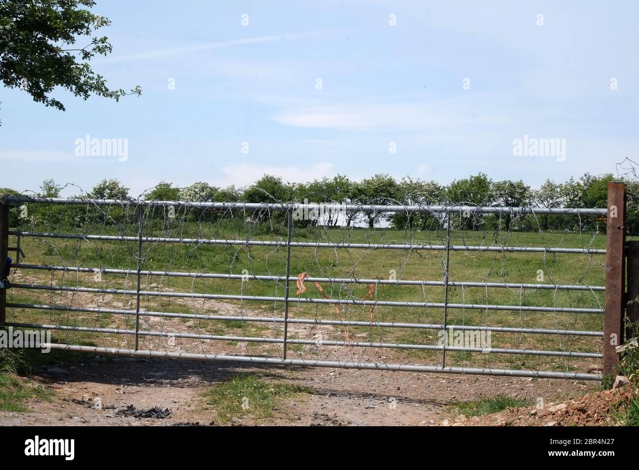 Steel farm gate hi-res stock photography and images - Alamy