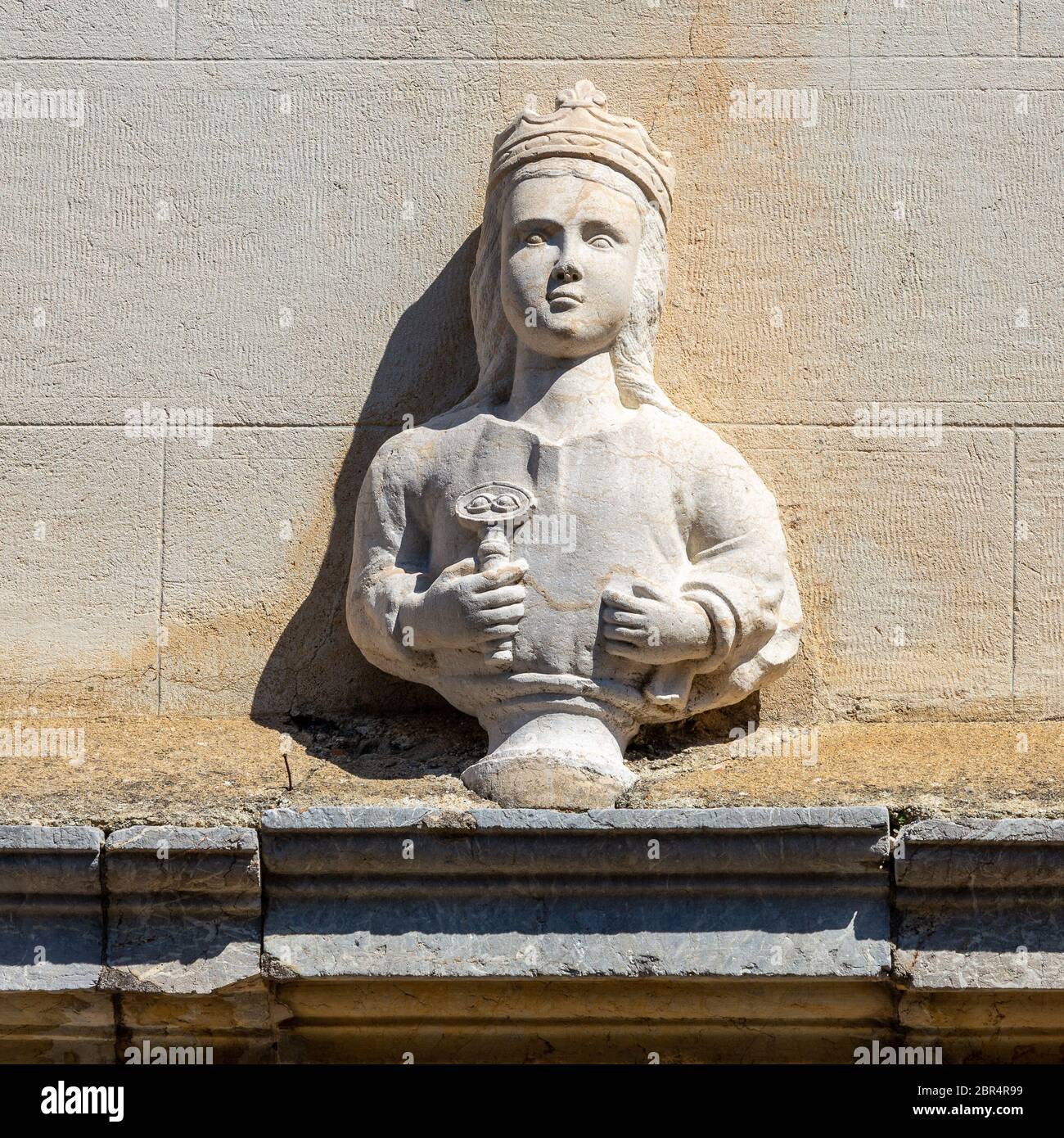 Ancient statue bust of a medieval country Stock Photo - Alamy