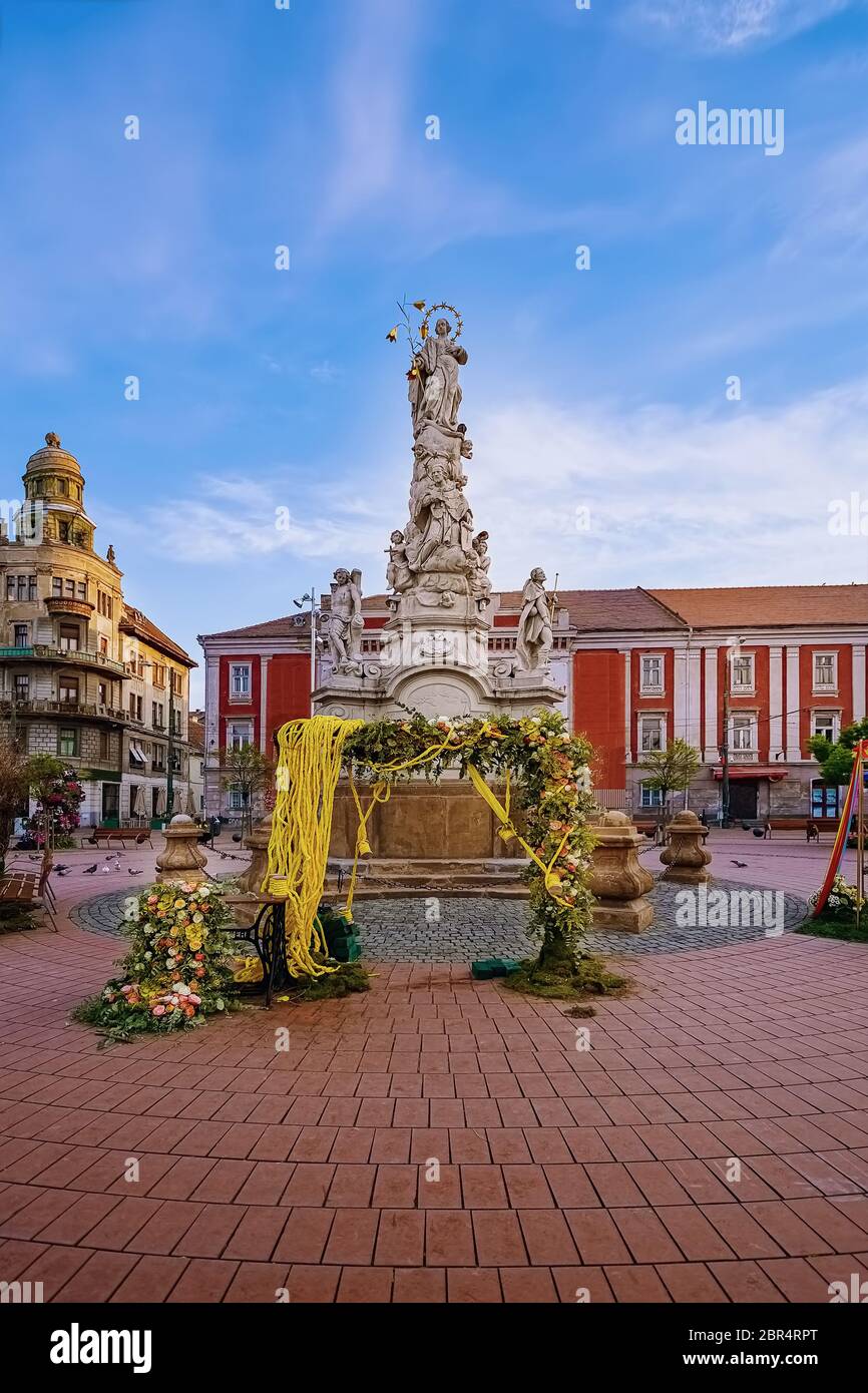 Virgin Mary & St John of Nepomuk Monument in the Liberty Square ...
