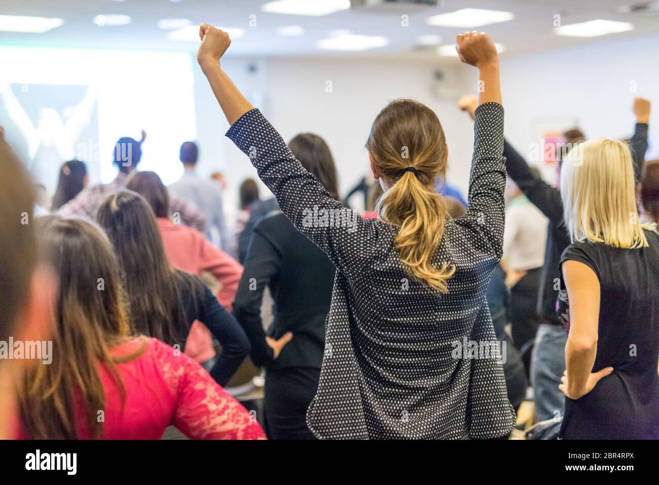 Motivational speaker crowd hi-res stock photography and images - Alamy