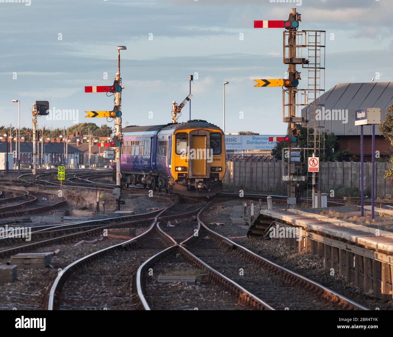 Semaphore signals at train station hi-res stock photography and images ...