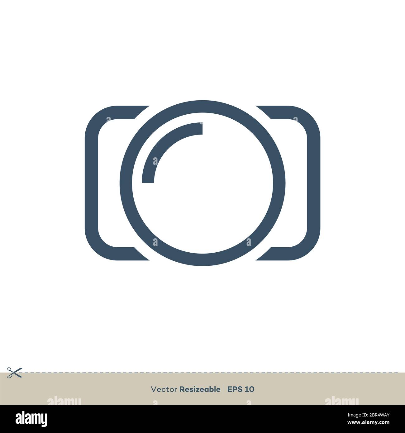 Camera Lines vector Logo Template Illustration Design Stock Photo - Alamy