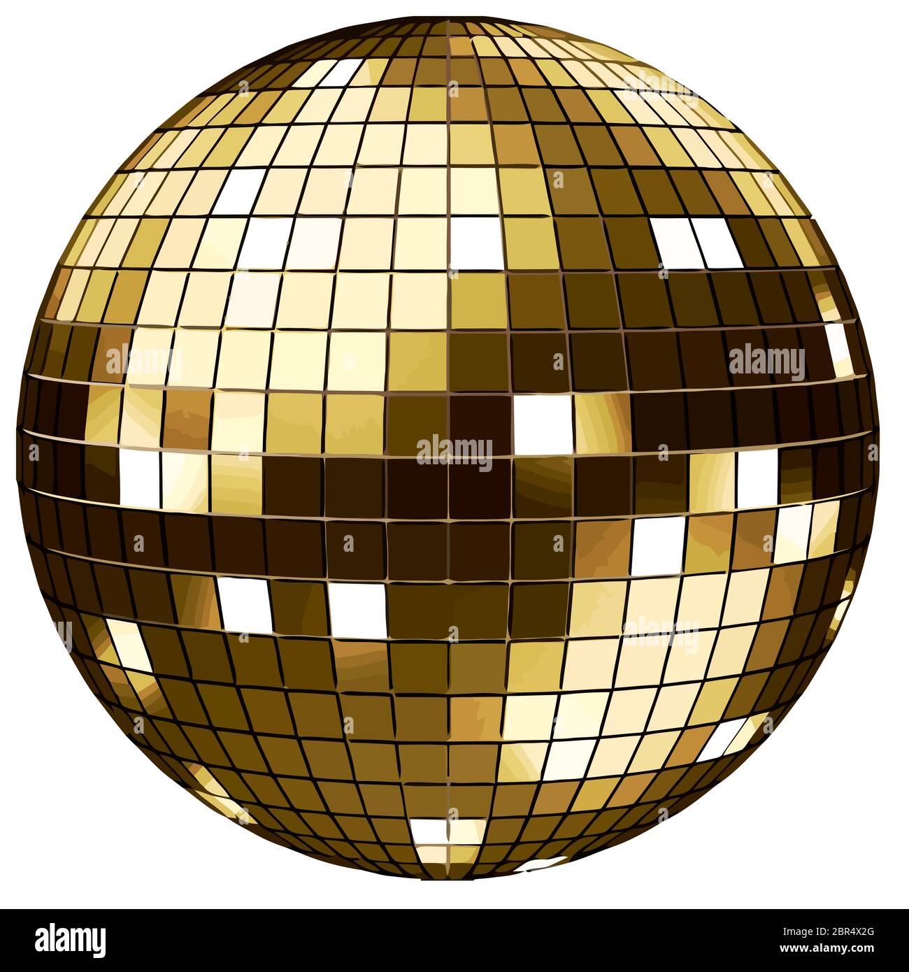 Golden disco ball hi-res stock photography and images - Alamy