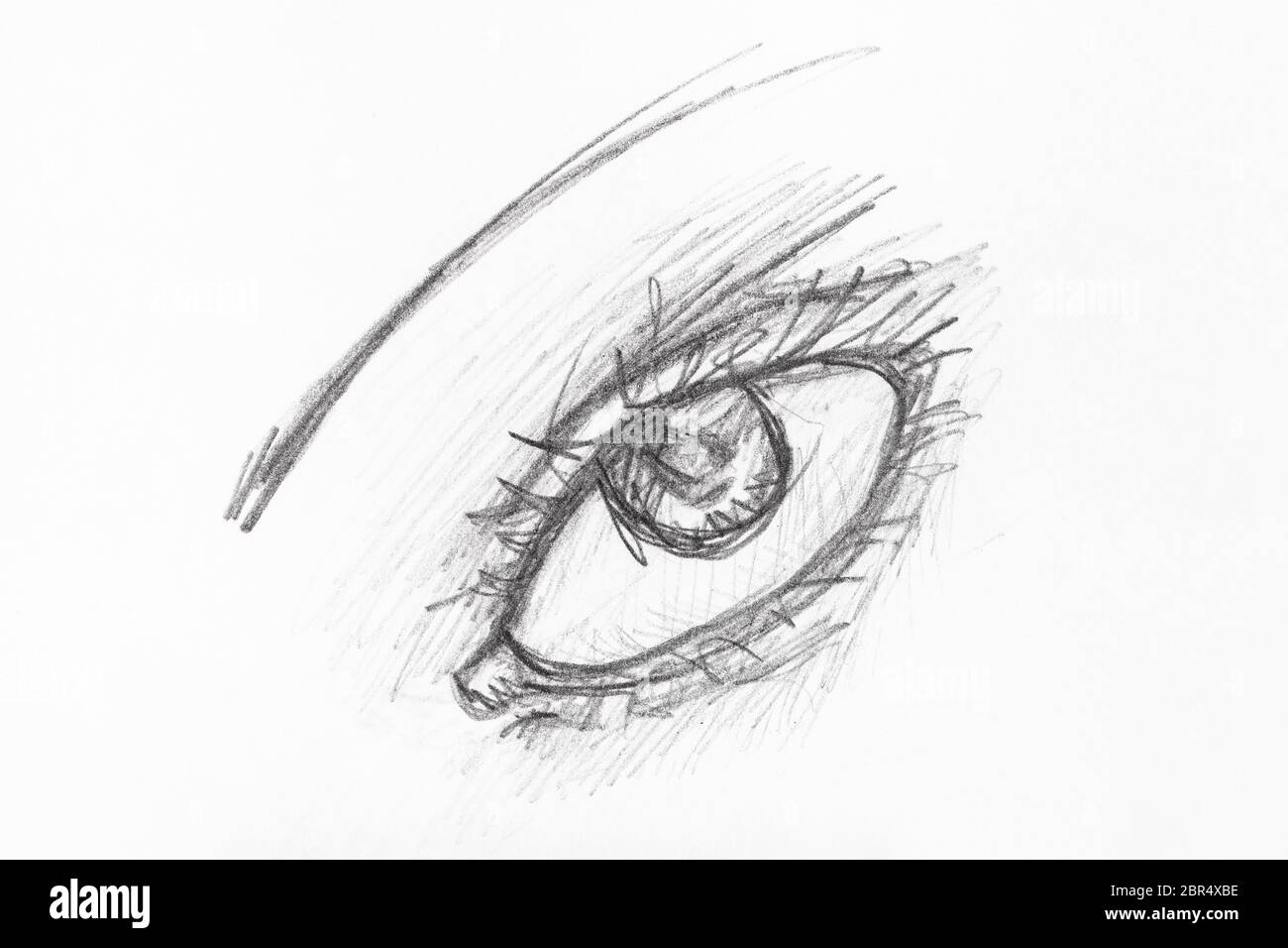 Female Eye Drawing