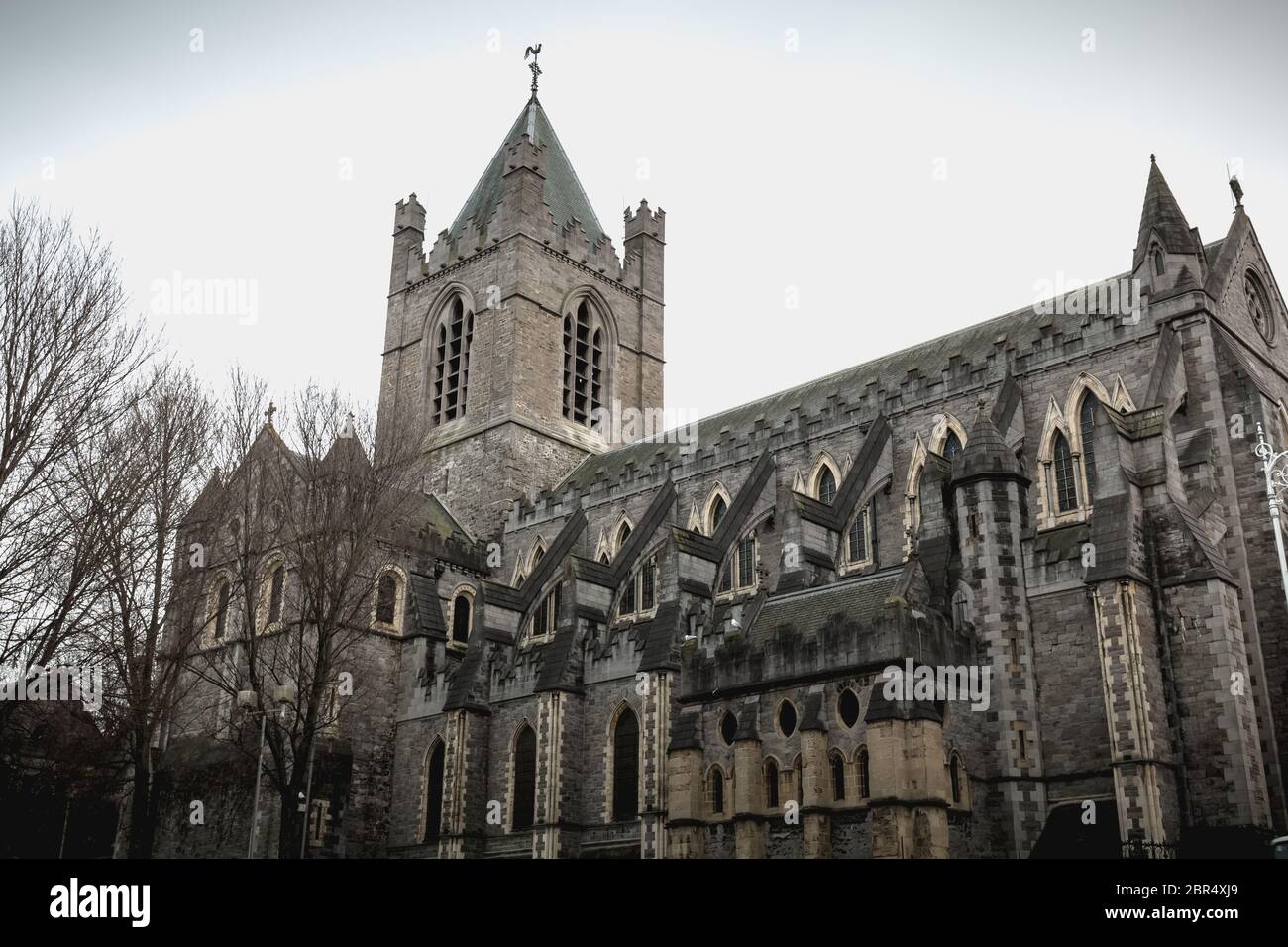 Architectural detail of Christ Church Cathedral or The Cathedral of the ...