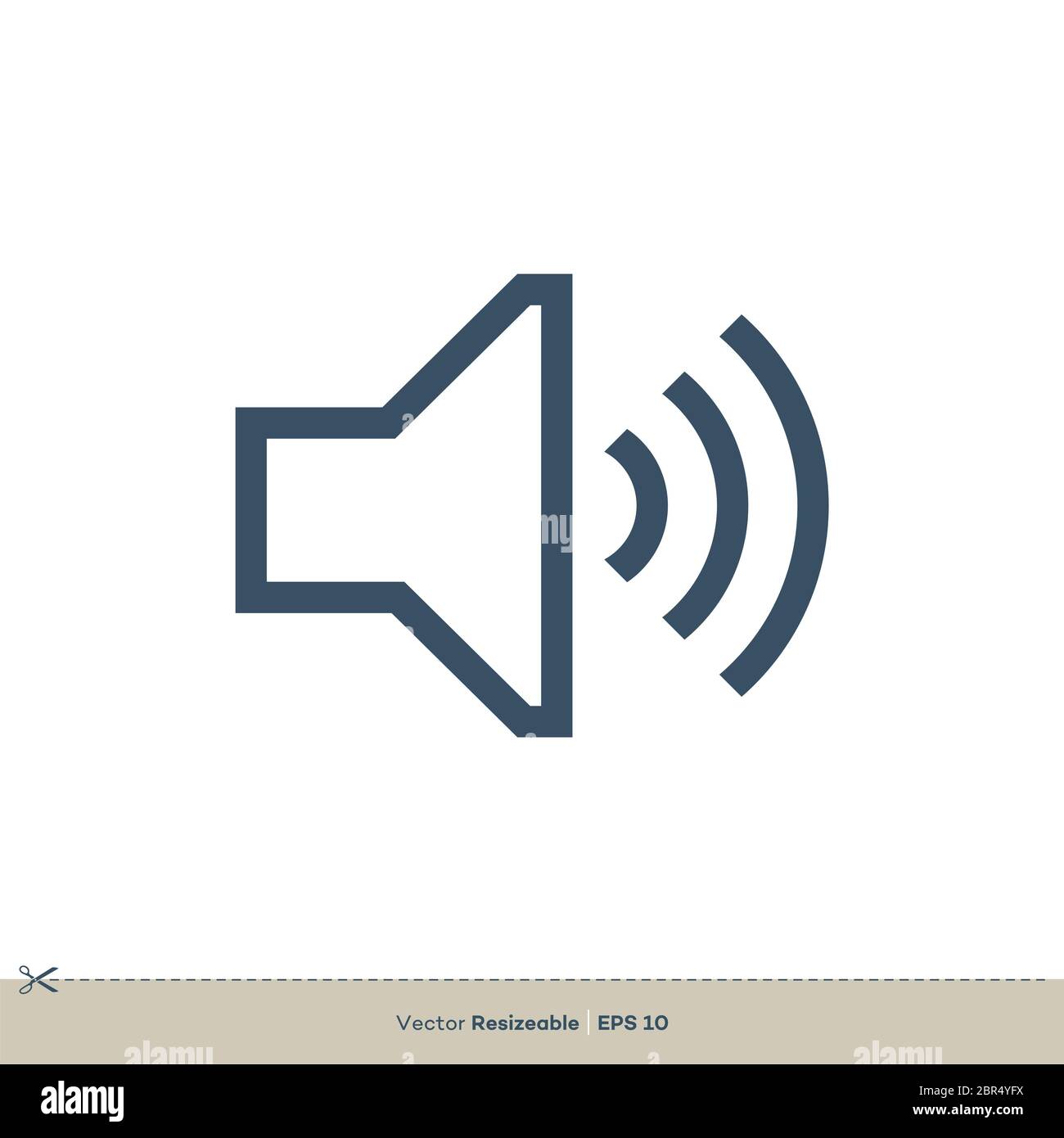 Loud speaker logo hi-res stock photography and images - Alamy