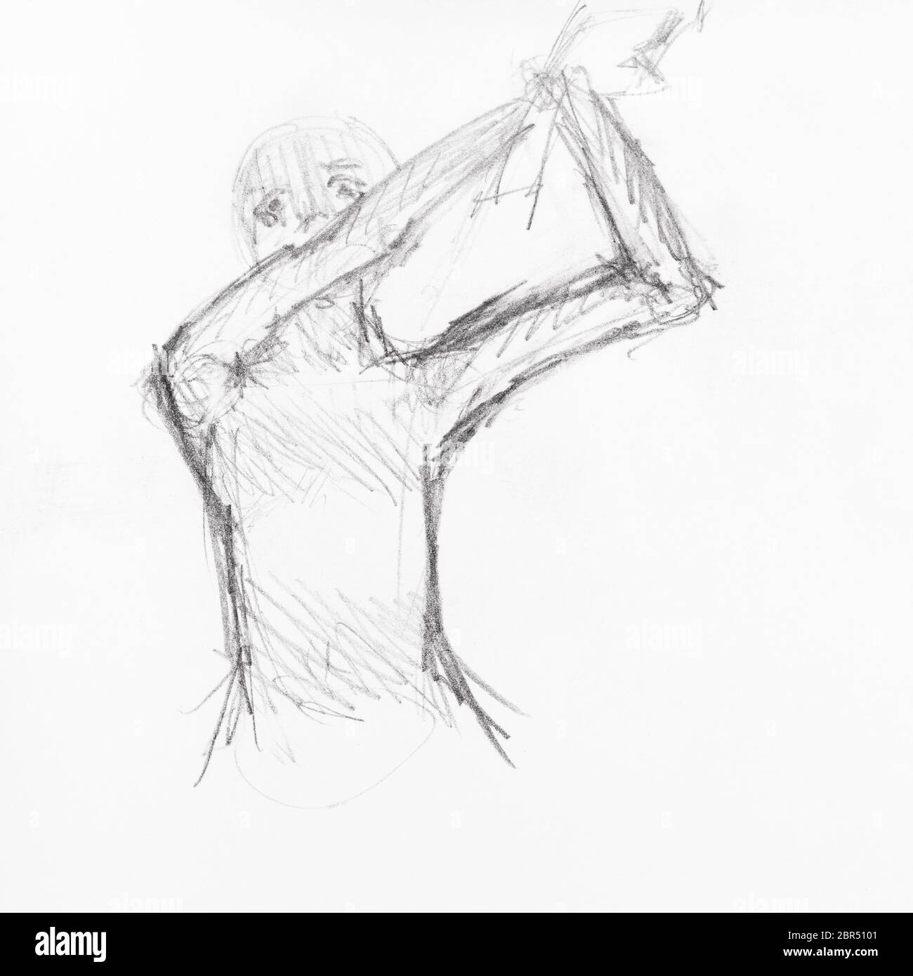 Man graphics drawn on Cut Out Stock Images & Pictures - Alamy