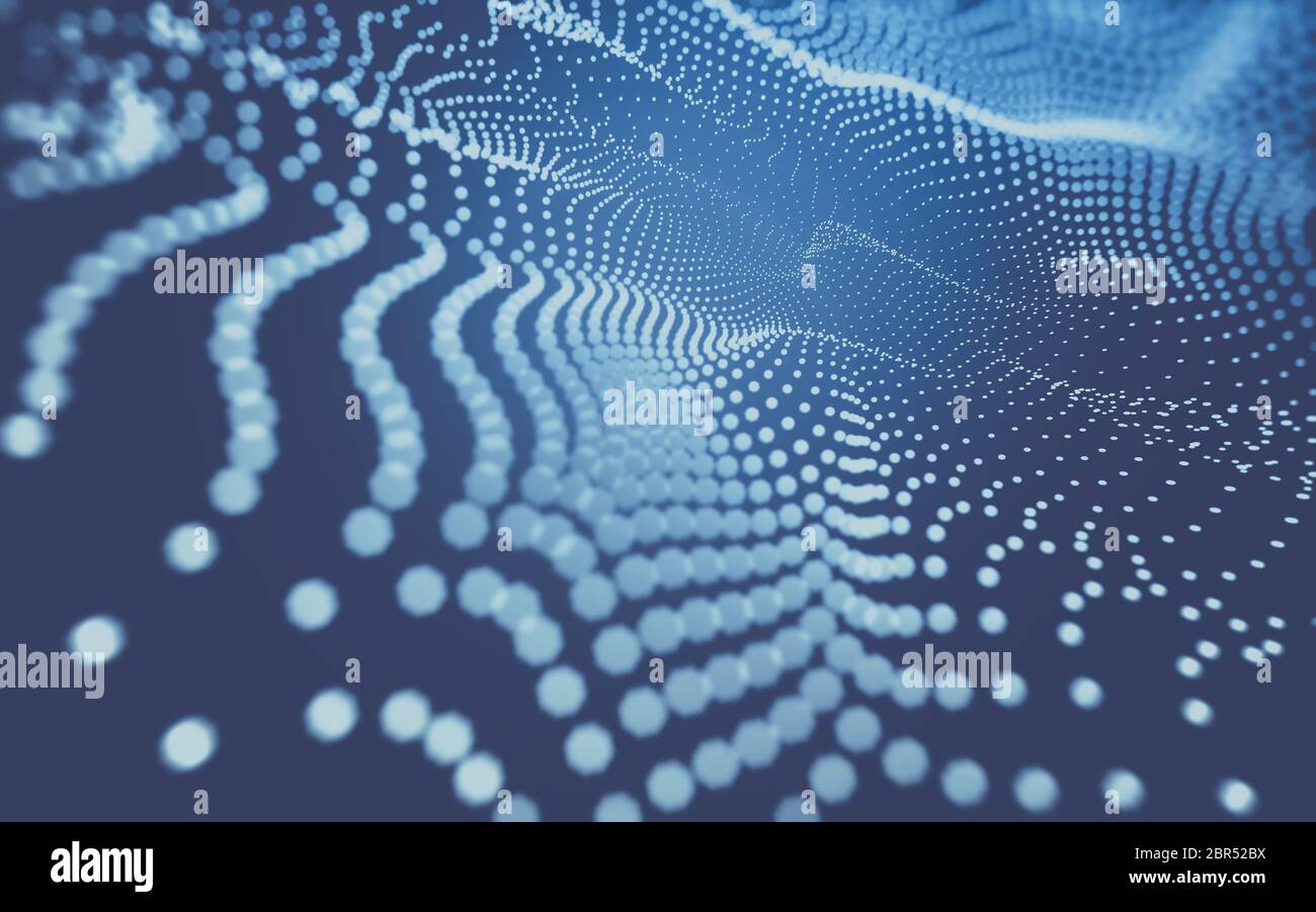 Abstract polygonal space low poly dark background with connecting dots and lines. Connection ...