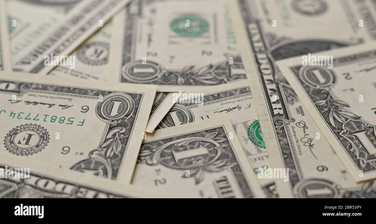 Stacked USD banknote Stock Photo - Alamy