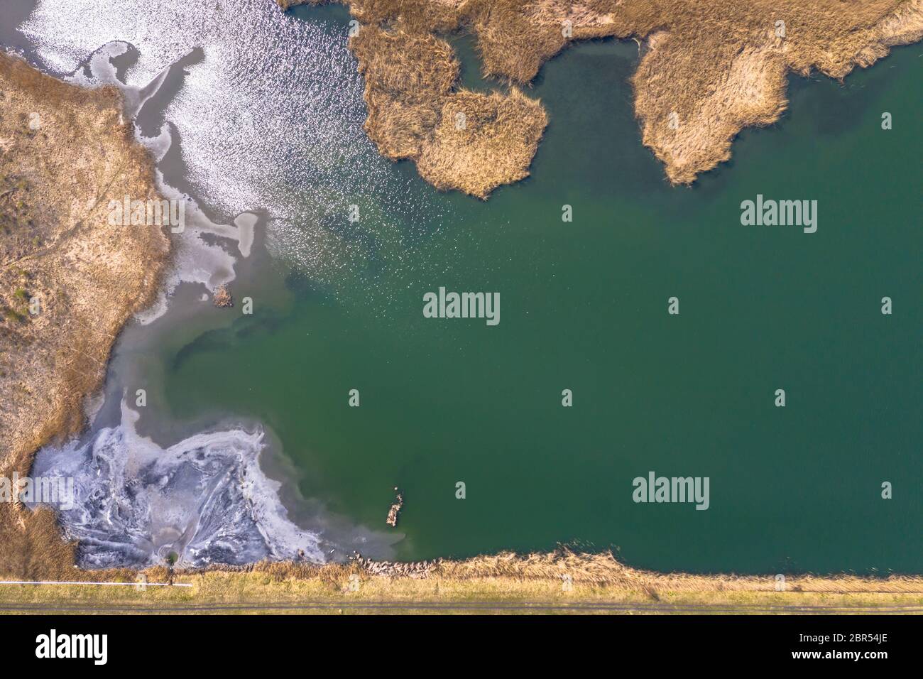 Aerial landscape from the drone Stock Photo - Alamy