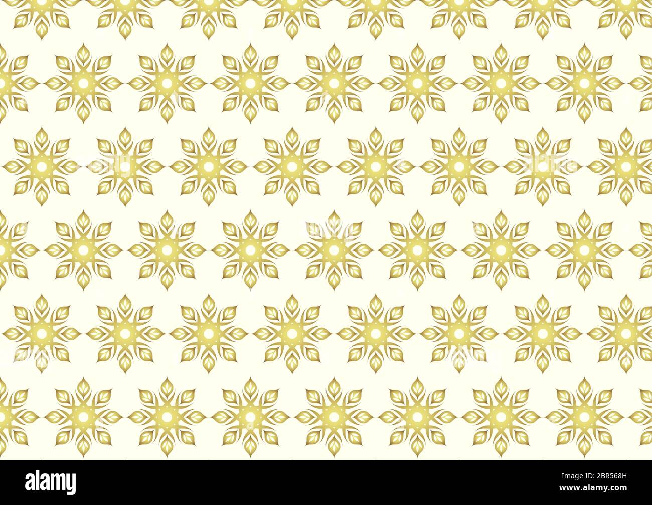 Gold tribal flower or roots and lobe pattern on pastel background ...
