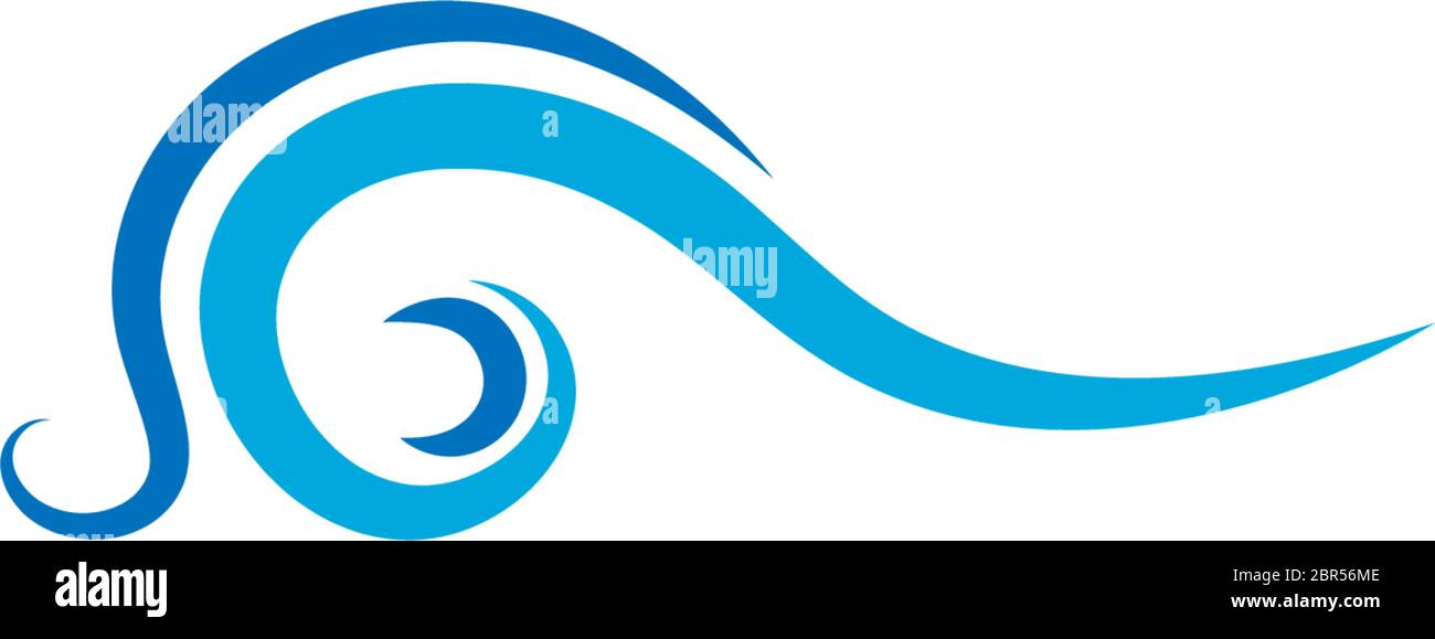 Wave icon logo vector illustration Stock Vector Image & Art - Alamy