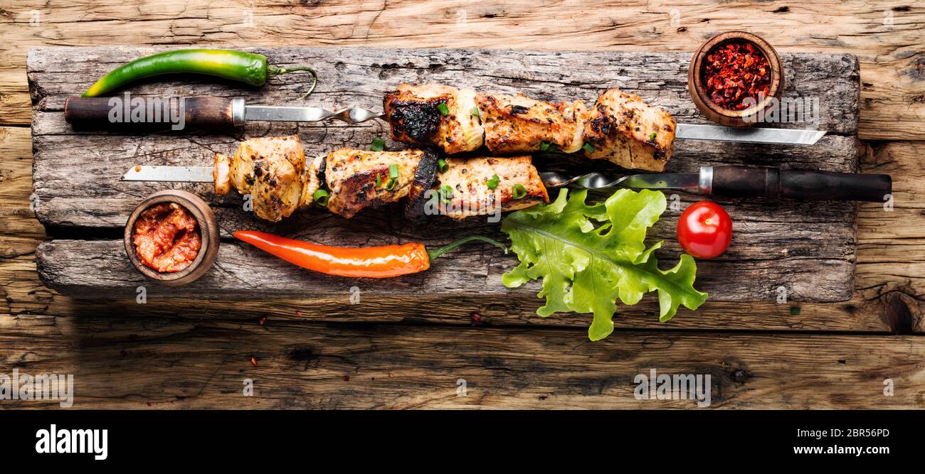 Kebab on a stick hi-res stock photography and images - Alamy