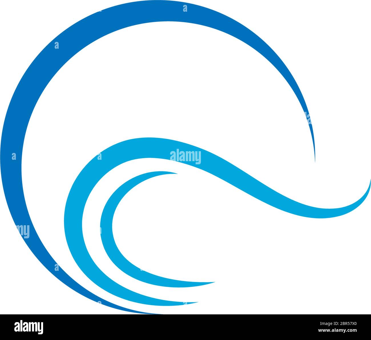 Wave icon logo vector illustration Stock Vector Image & Art - Alamy