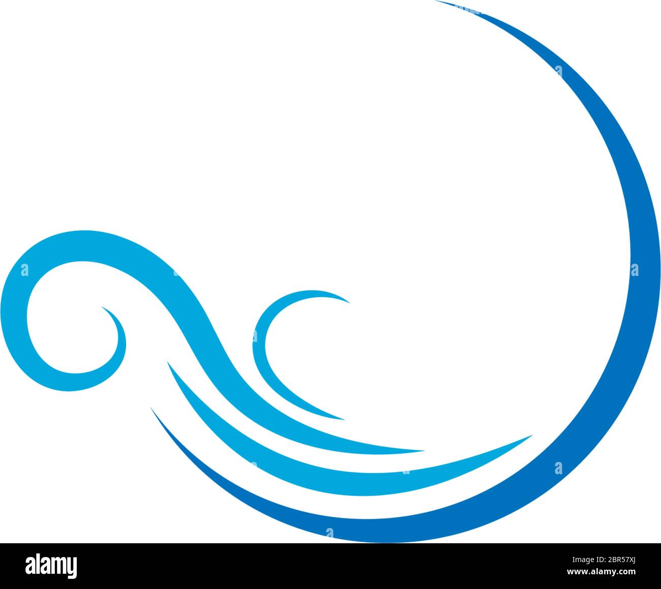 Wave icon logo vector illustration Stock Vector Image & Art - Alamy