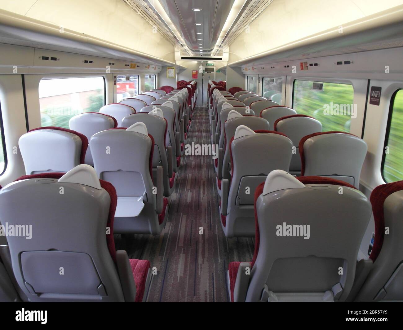 Empty train carriage hi-res stock photography and images - Alamy