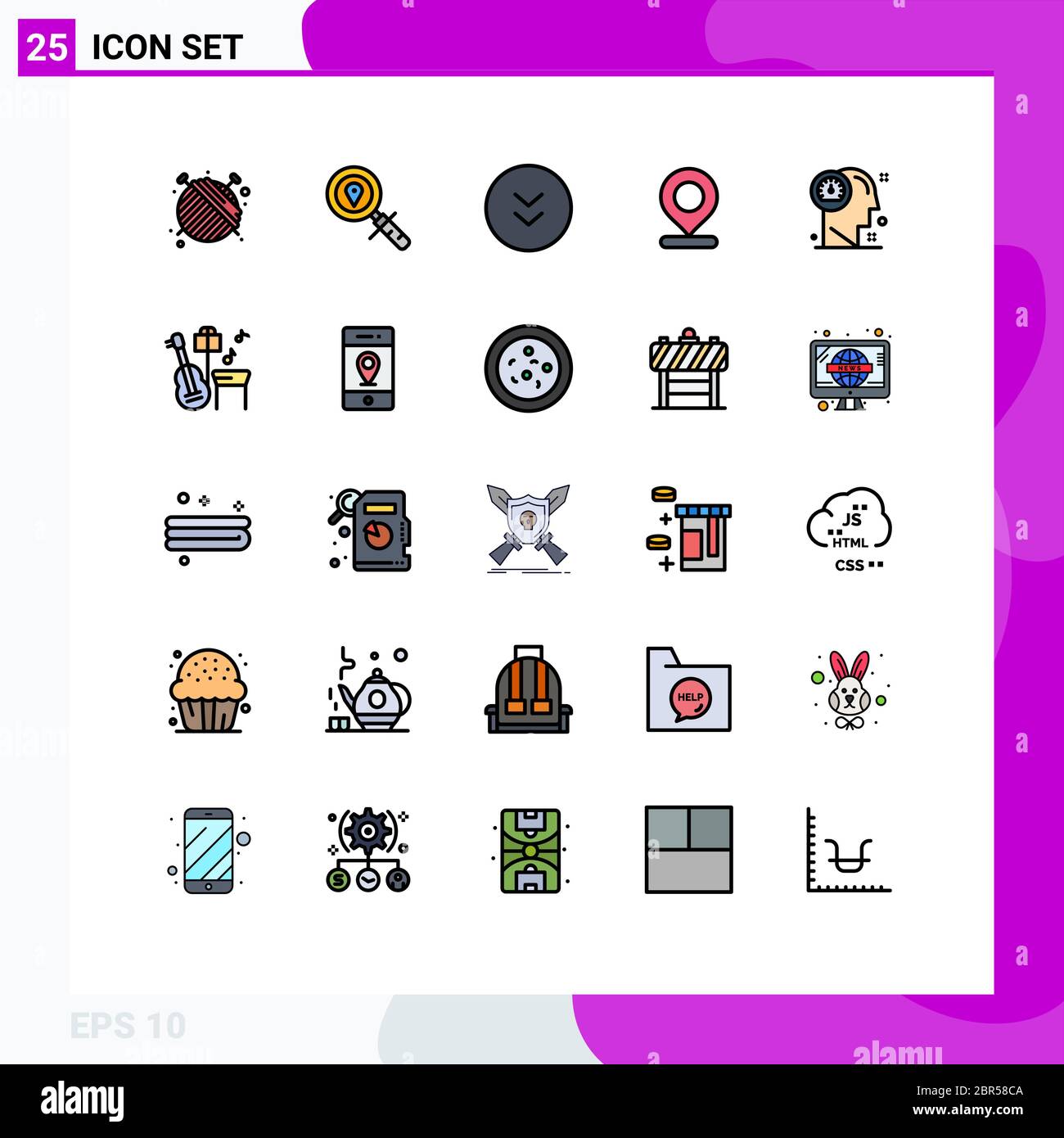 Mind map arrows hi-res stock photography and images - Alamy