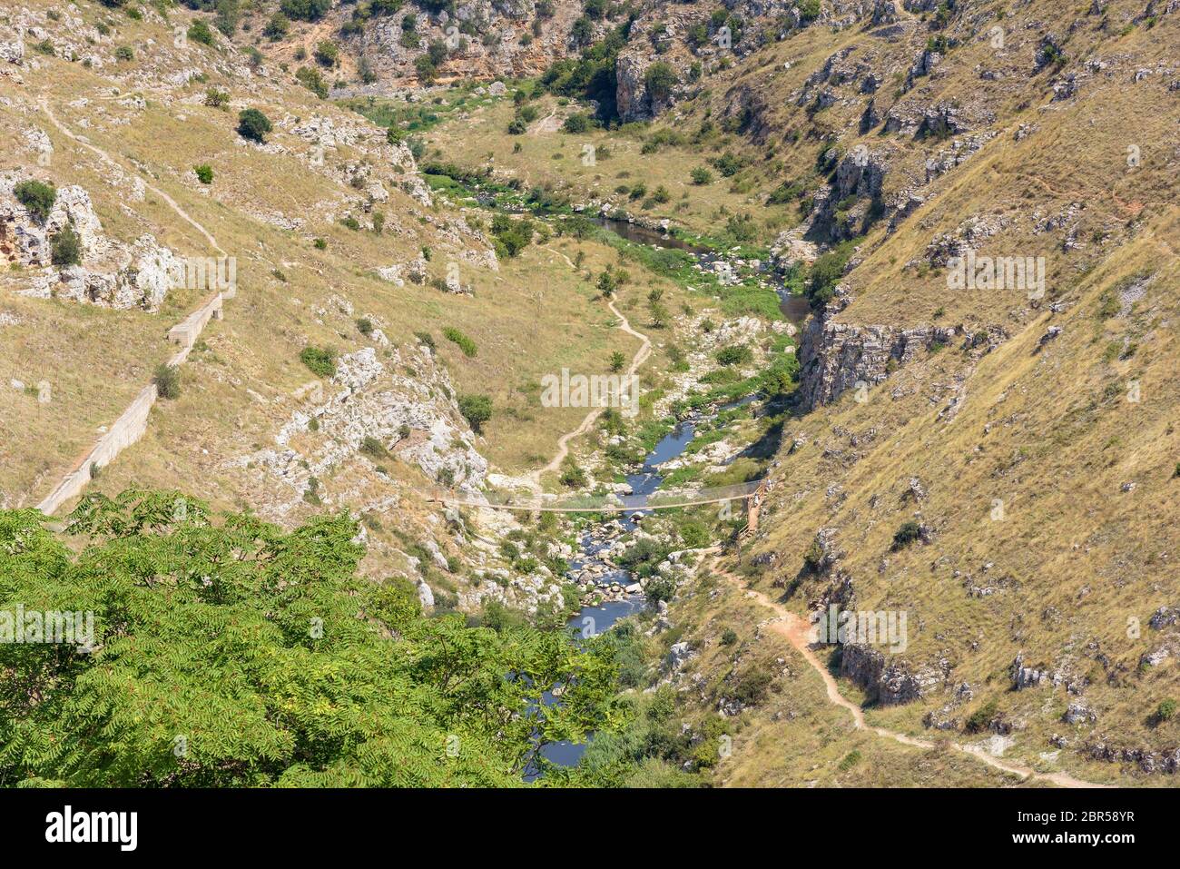 Gorge of the Gravina di Matera river, Basilicata, Italy Stock Photo - Alamy