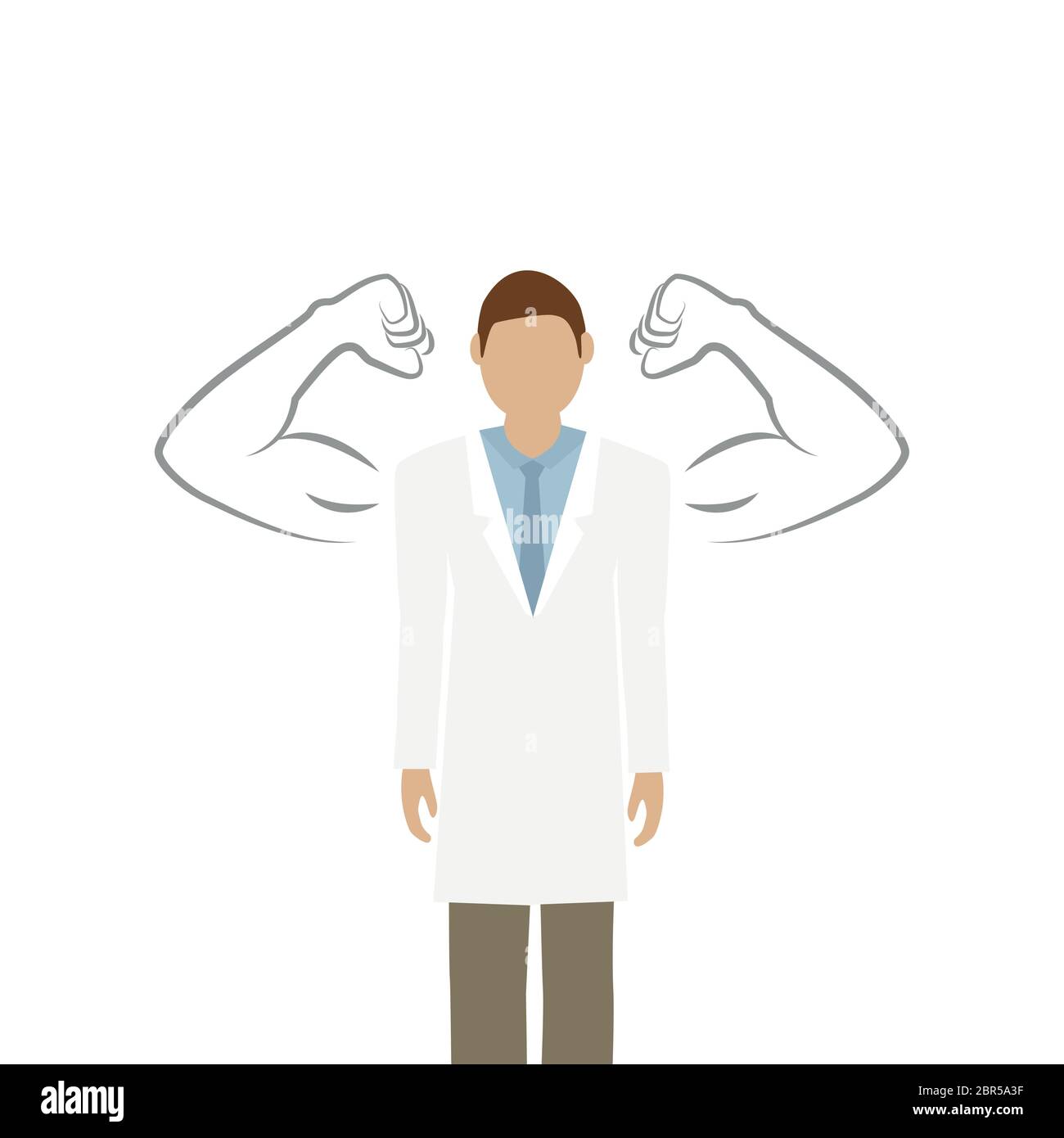 Cartoon muscular hi-res stock photography and images - Alamy