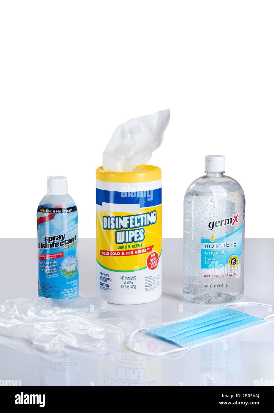 Complete Set of Safety Items for Coronavirus Stock Photo - Alamy