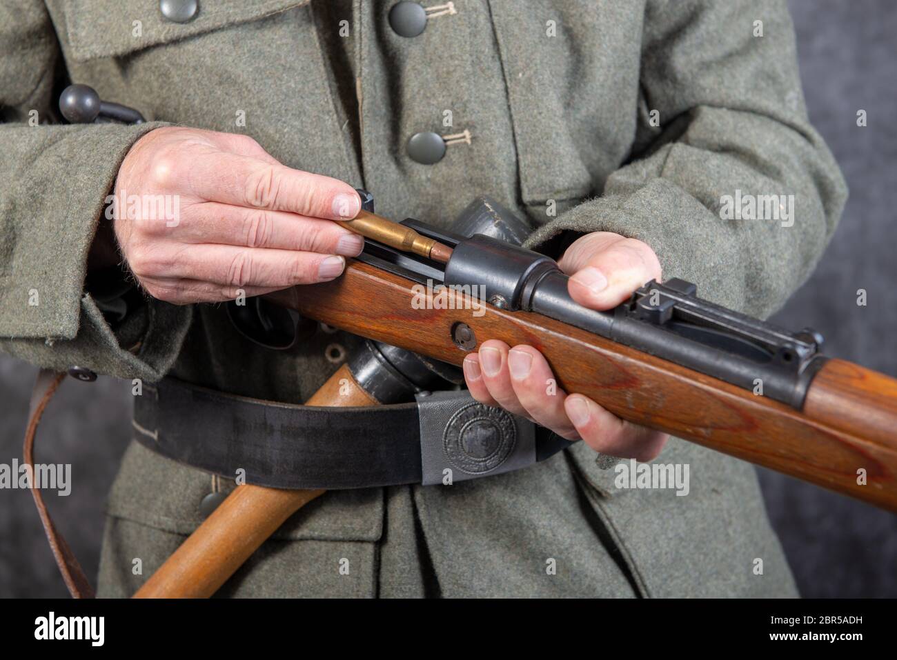 Ww2 re enactment german wehrmacht soldier hi-res stock photography and ...