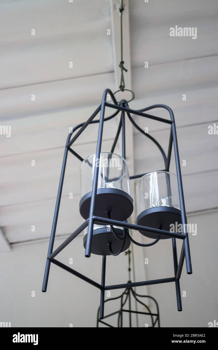 Loft style interior light hanging of ceiling, stock photo Stock Photo ...
