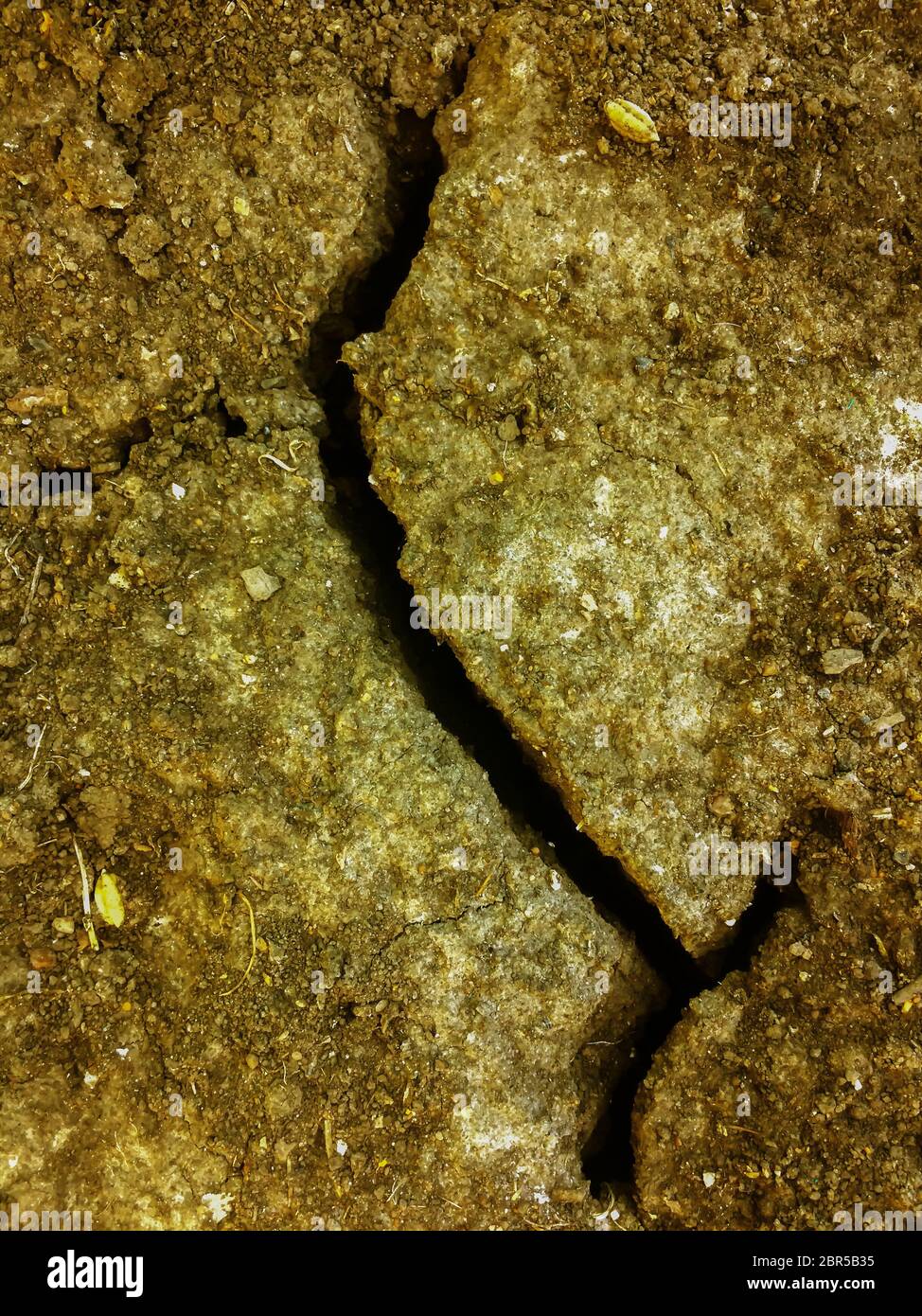 Ground texture background of brown desert soil, dusty land, dry earth ...