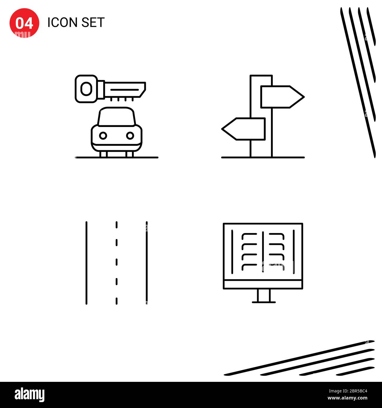 Car lines hi-res stock photography and images - Alamy