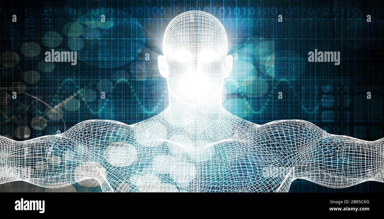 Genetic Engineering as a Science Concept Art Stock Photo - Alamy