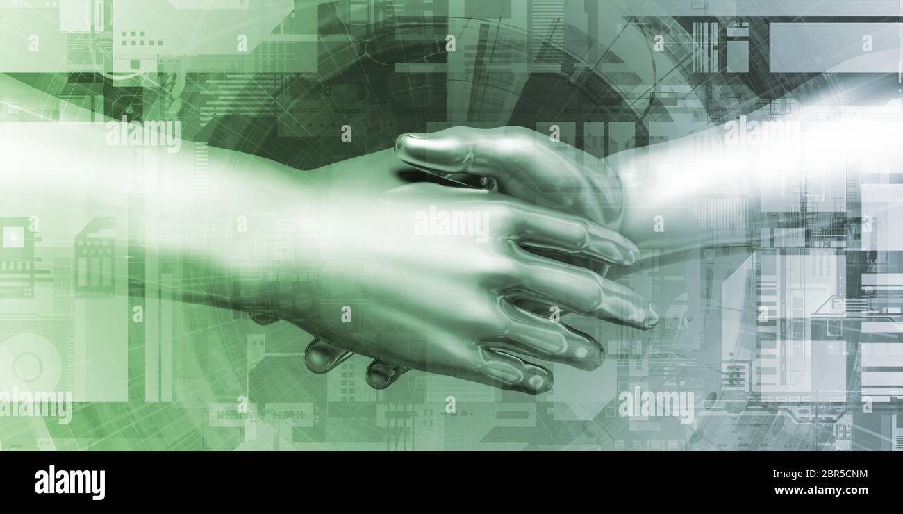 Business Handshake Abstract Background for Trust as Concept Stock Photo ...