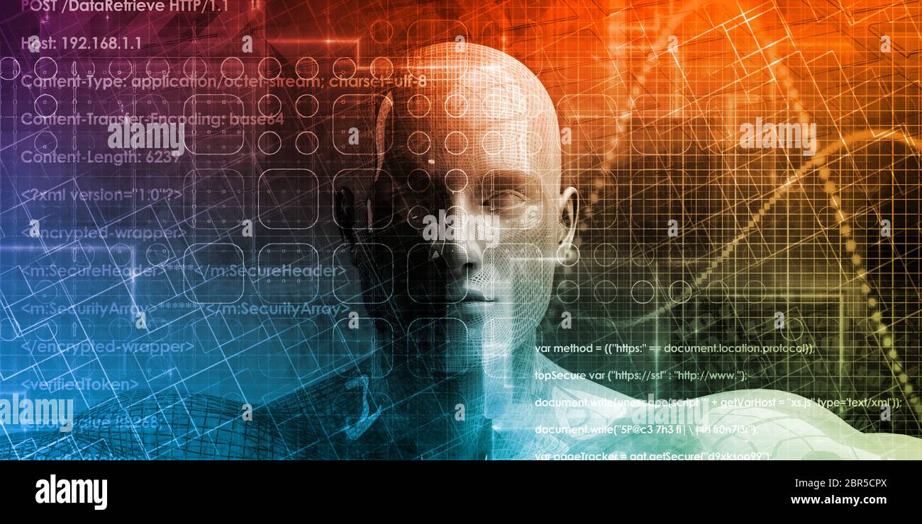 Web Technology on the Internet as a Digital Concept Stock Photo - Alamy