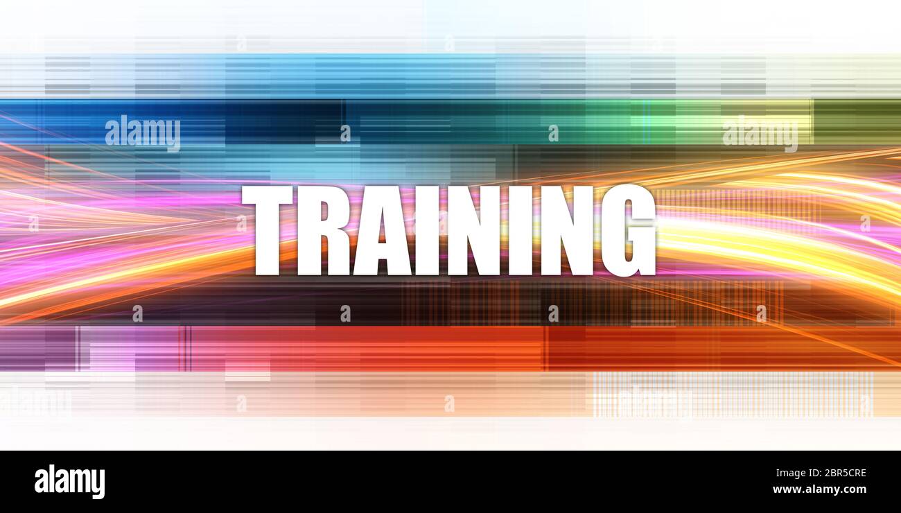 Training Corporate Concept Exciting Presentation Slide Art Stock Photo ...