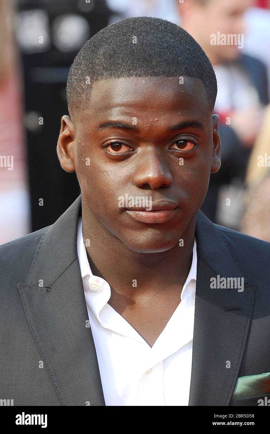 Daniel Kaluuya attends the UK Premiere of Johnny English Reborn, Empire ...