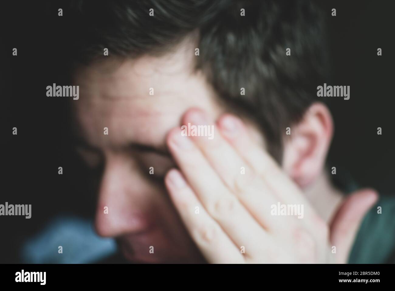 Worry lines on head hi-res stock photography and images - Alamy