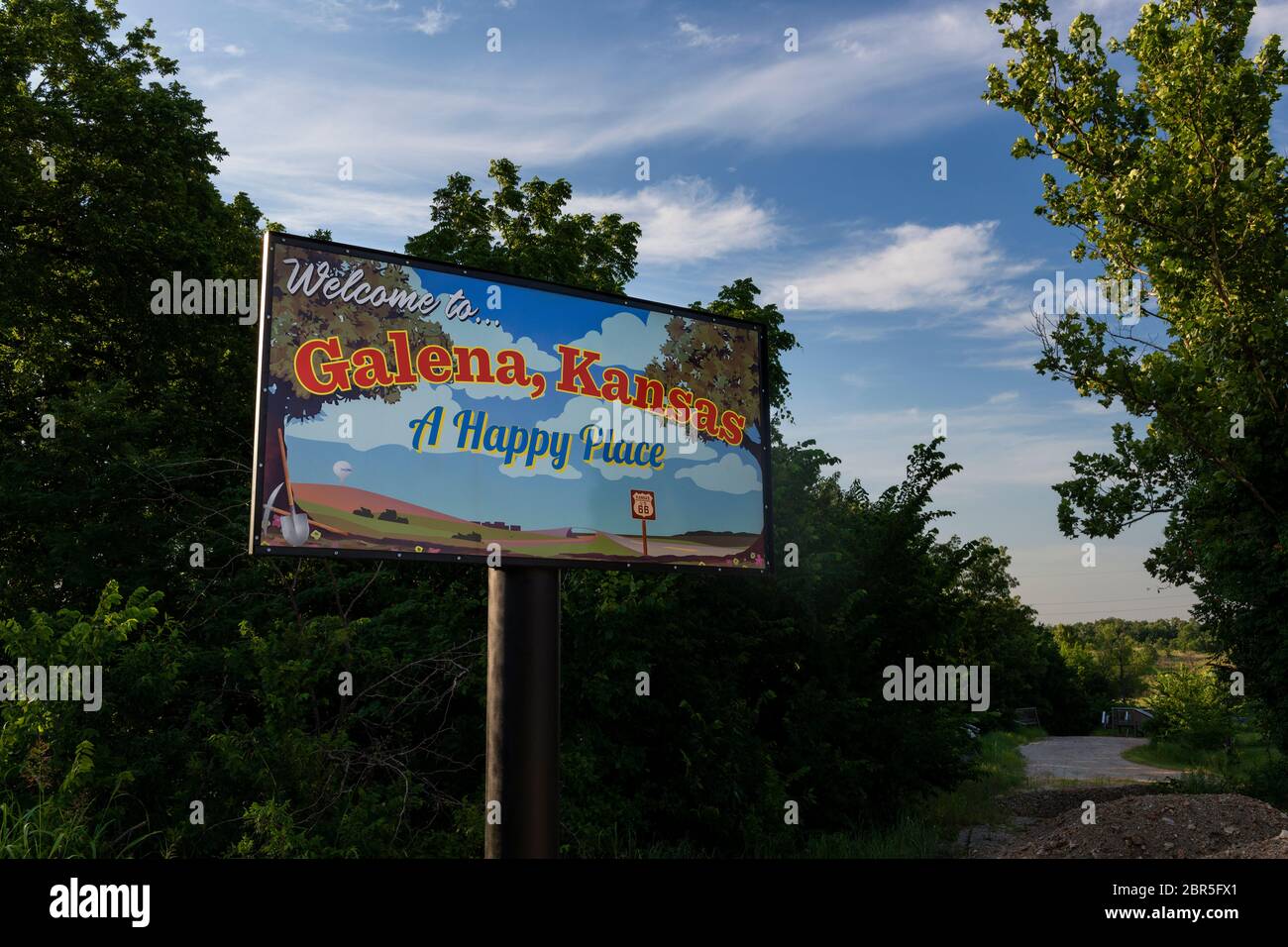 Welcome to kansas sign hi-res stock photography and images - Alamy