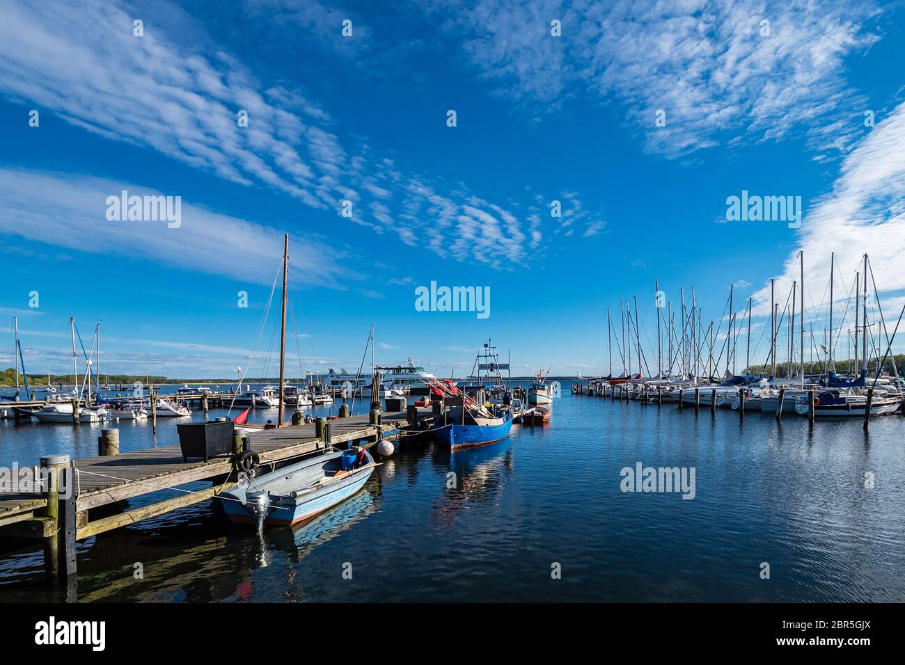 View to the port of Rerik, Germany Stock Photo - Alamy