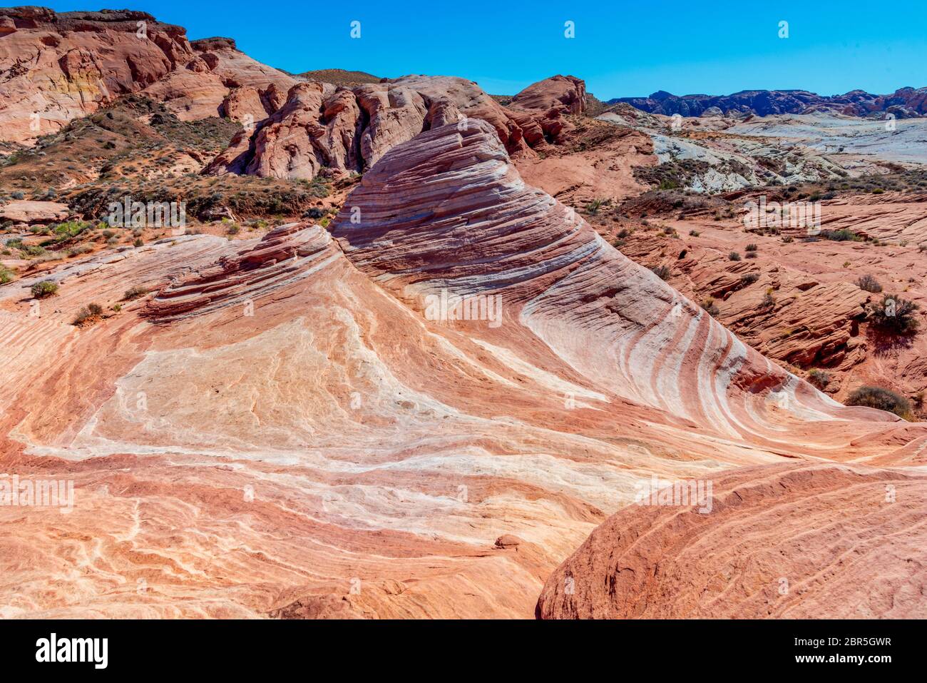 Rock formations in Valley of Fire State Park, Nevada Stock Photo - Alamy