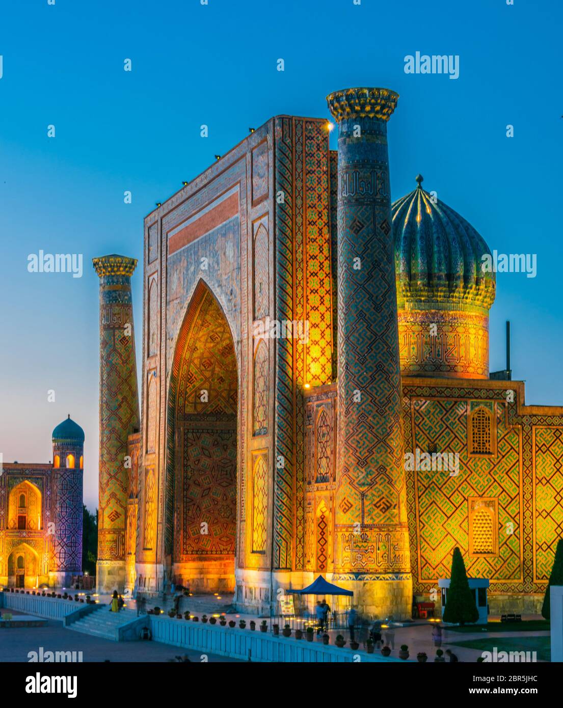 Registan, an old public square in the heart of the ancient city of ...