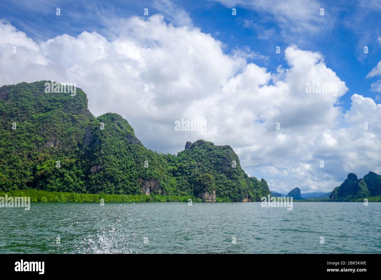Phang Nga Bay limestone cliffs in Thailand Stock Photo - Alamy