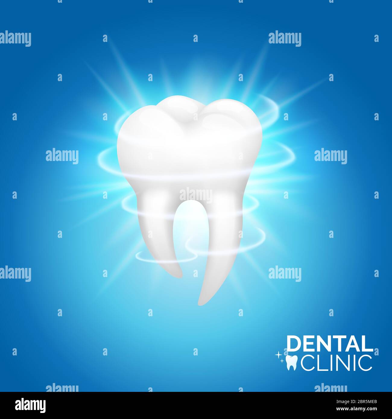 Dental Care And Teeth Whitening Banner Design Oral Hygiene Vector