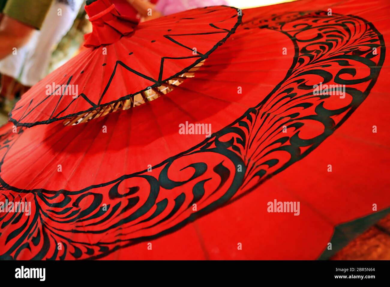 Handmade umbrellas made of paper and bamboo Stock Photo - Alamy