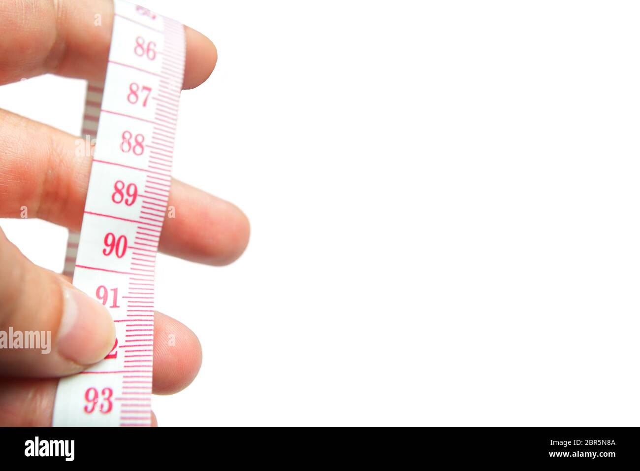 Measuring my body Stock Photo - Alamy
